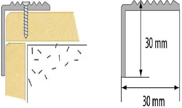 Listwa przypodłogowa Merkury Market Listwa Schodowa Ryflowana 30R 1,0M Srebrna - Opinie i ceny ...