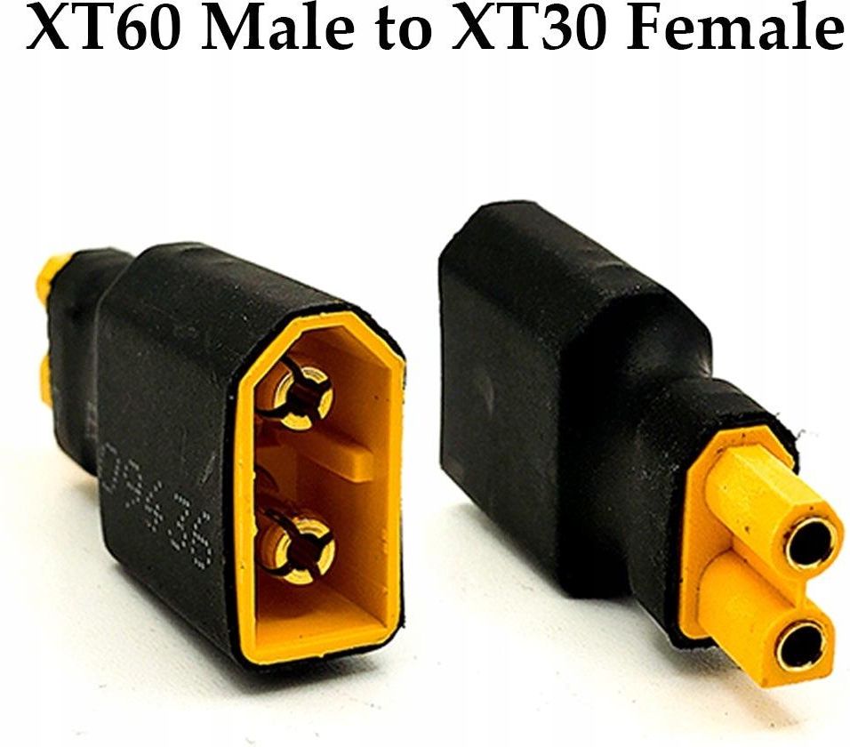 Dk Xt30 Żeński Na Xt60 Męski Adapter Xt30 Na Xt60 1579694571 - Ceny i ...