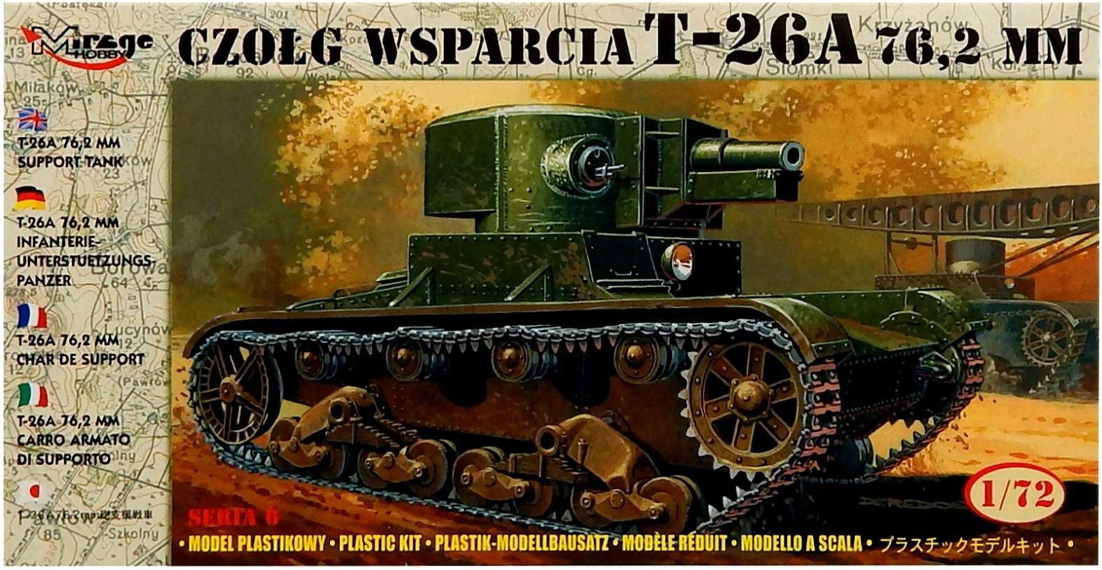 Mirage Hobby B240 Model Do Sklejania Czołg Wsparcia T-26A - Ceny i ...