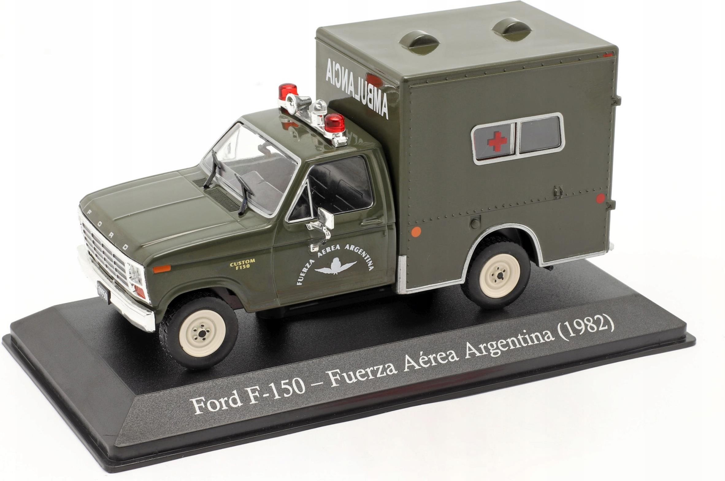 Altaya Salvat 1982 Ford F-150 Fuerza Aerea Argentina 1:43 - Ceny i opinie - Ceneo.pl