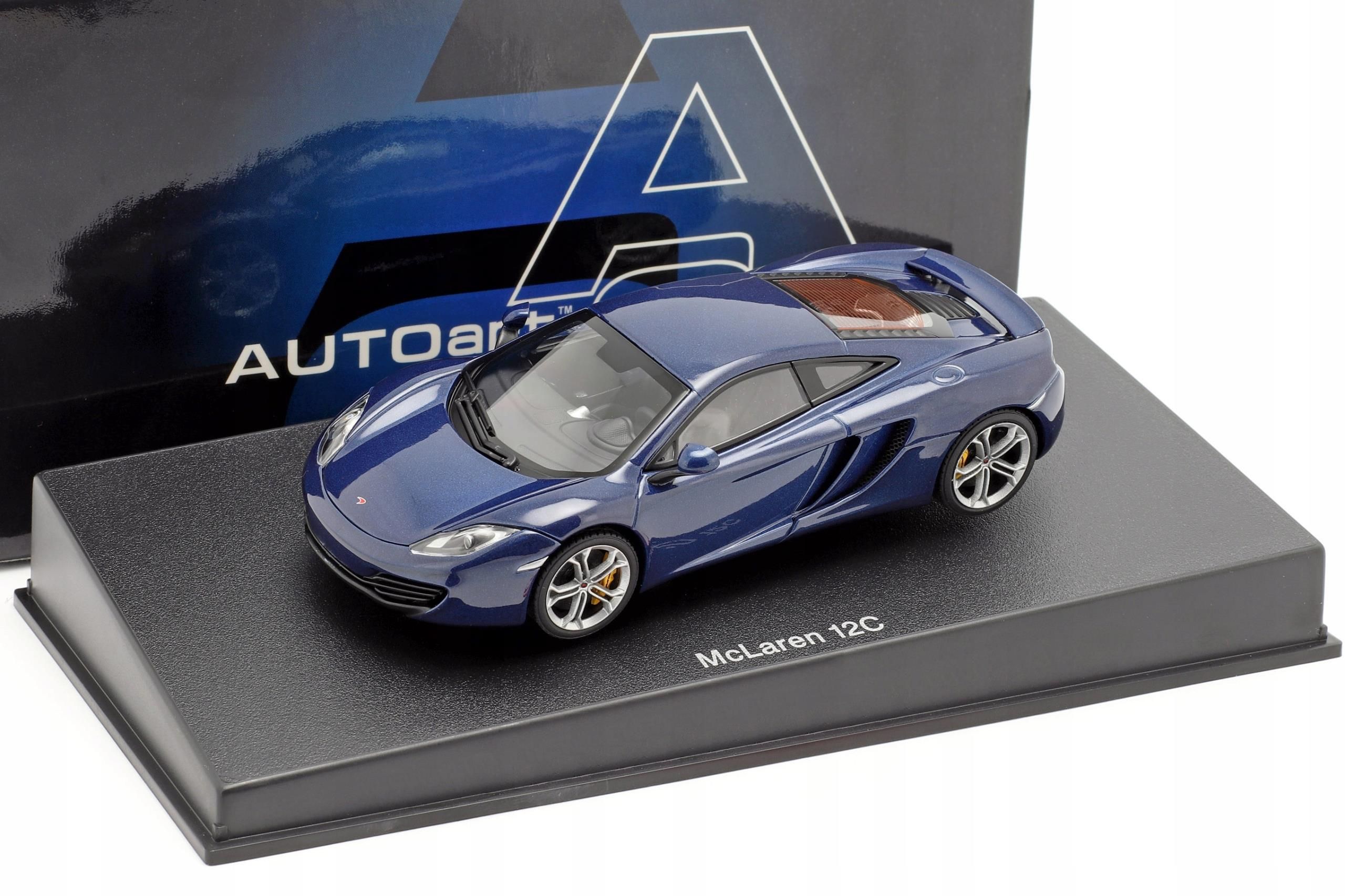 Auto Art Autoart Mclaren Mp4-12C 2011 Blue Metallic 1:43 - Ceny i ...