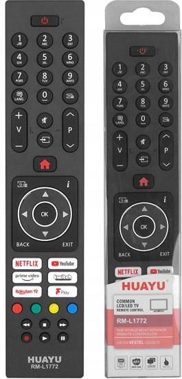 Pilot do telewizora Huayu Pilot Uniwersalny Tv Lcd Vestel Rm-L1772 - Opinie i ceny na Ceneo.pl