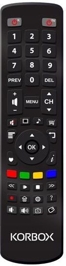 Pilot do telewizora Korbox Pilot Rc-Twig Stb Ultra Soiav Opti Hdr 4K ...