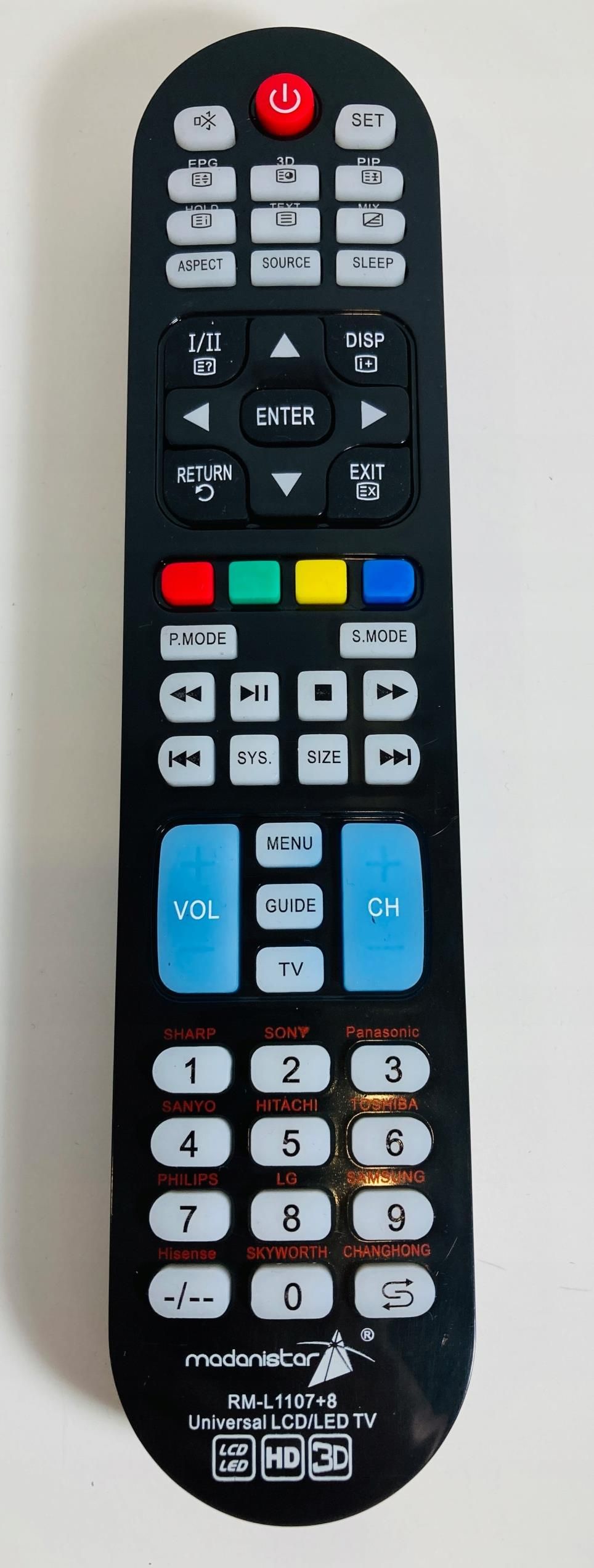 Pilot do telewizora Huayu Pilot Uniwersalny Do Tv Lcd Rm-L1107+8. - Opinie i ceny na Ceneo.pl