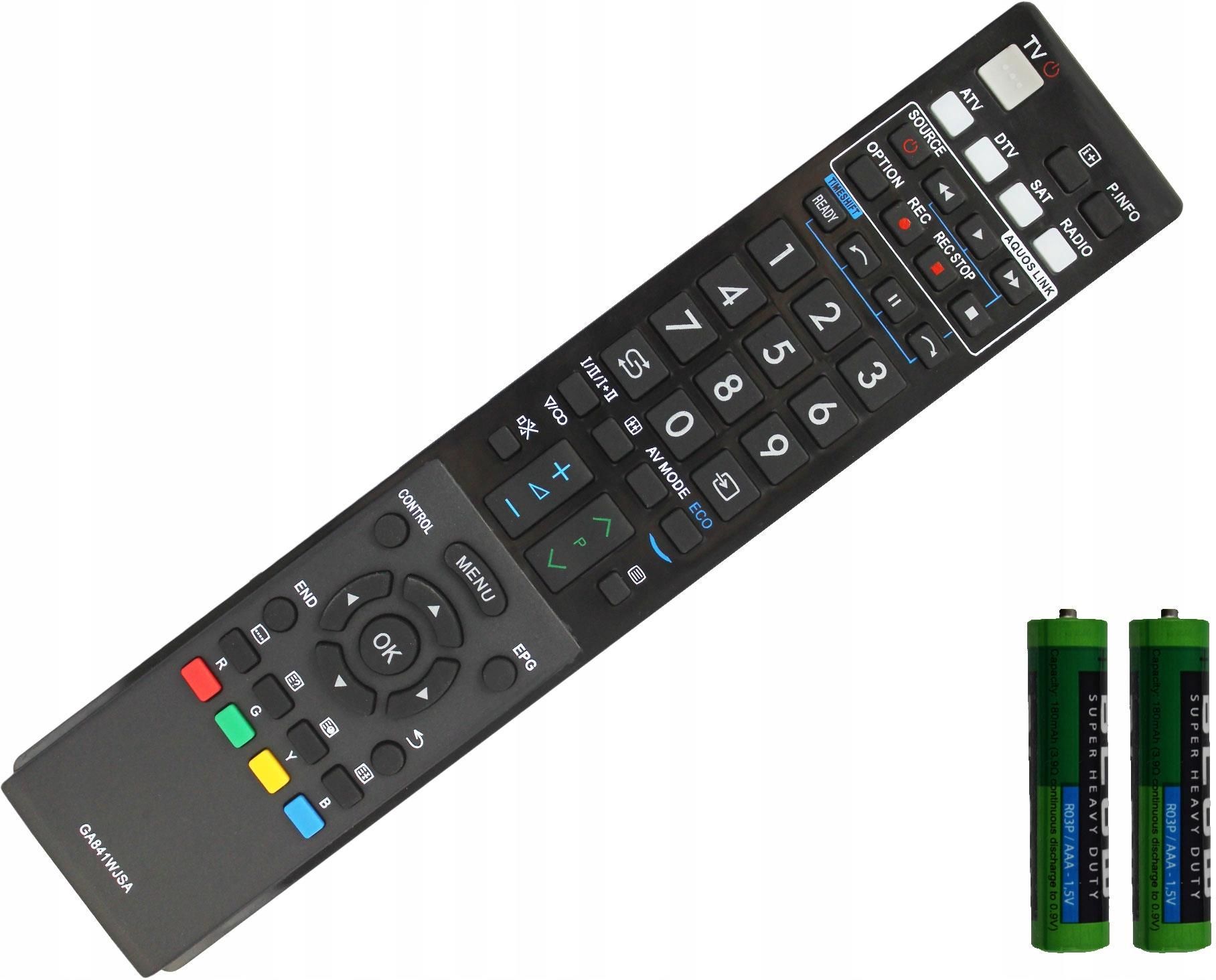 Pilot do telewizora Sharp Pilot Do Lc-40Le820E Lc-40Le821E Lc-40Le822E ...