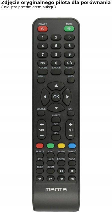 Pilot do telewizora Manta Pilot Do Tv Led 50Lun120D - Opinie i ceny na Ceneo.pl