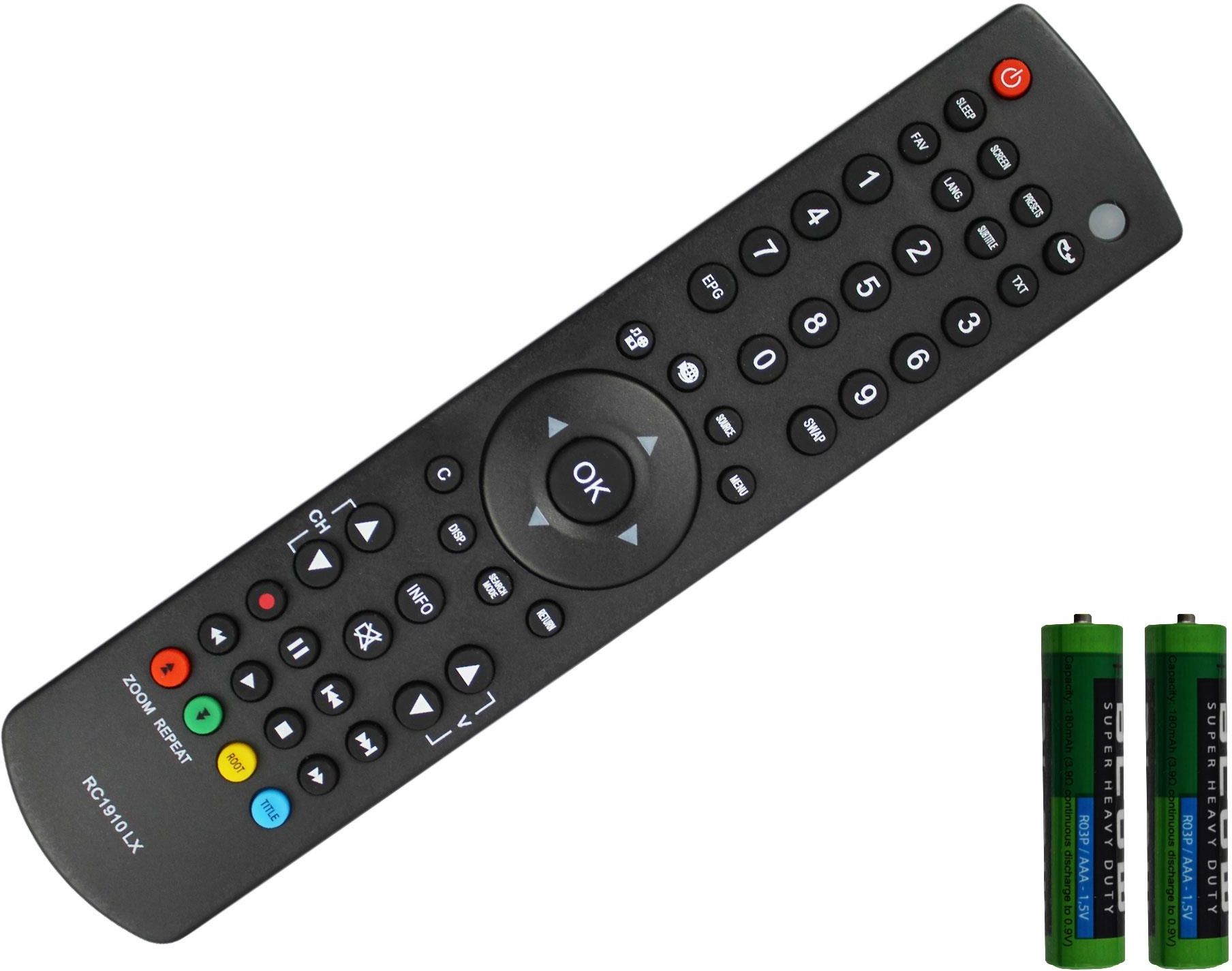 Pilot do telewizora Hitachi Pilot Do Tv Rc1910 - Opinie i ceny na Ceneo.pl