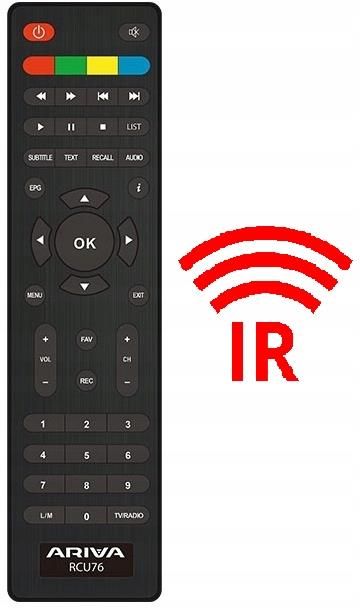 Pilot do telewizora Infratex Pilot Do Dekodera Dvb-T2 Ferguson Ariva ...