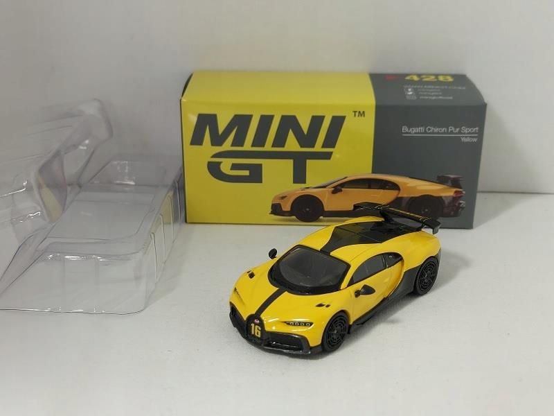 Mini Gt 1:64 Bugatti Chiron Pur Sport Lhd Yellow - Ceny i opinie - Ceneo.pl