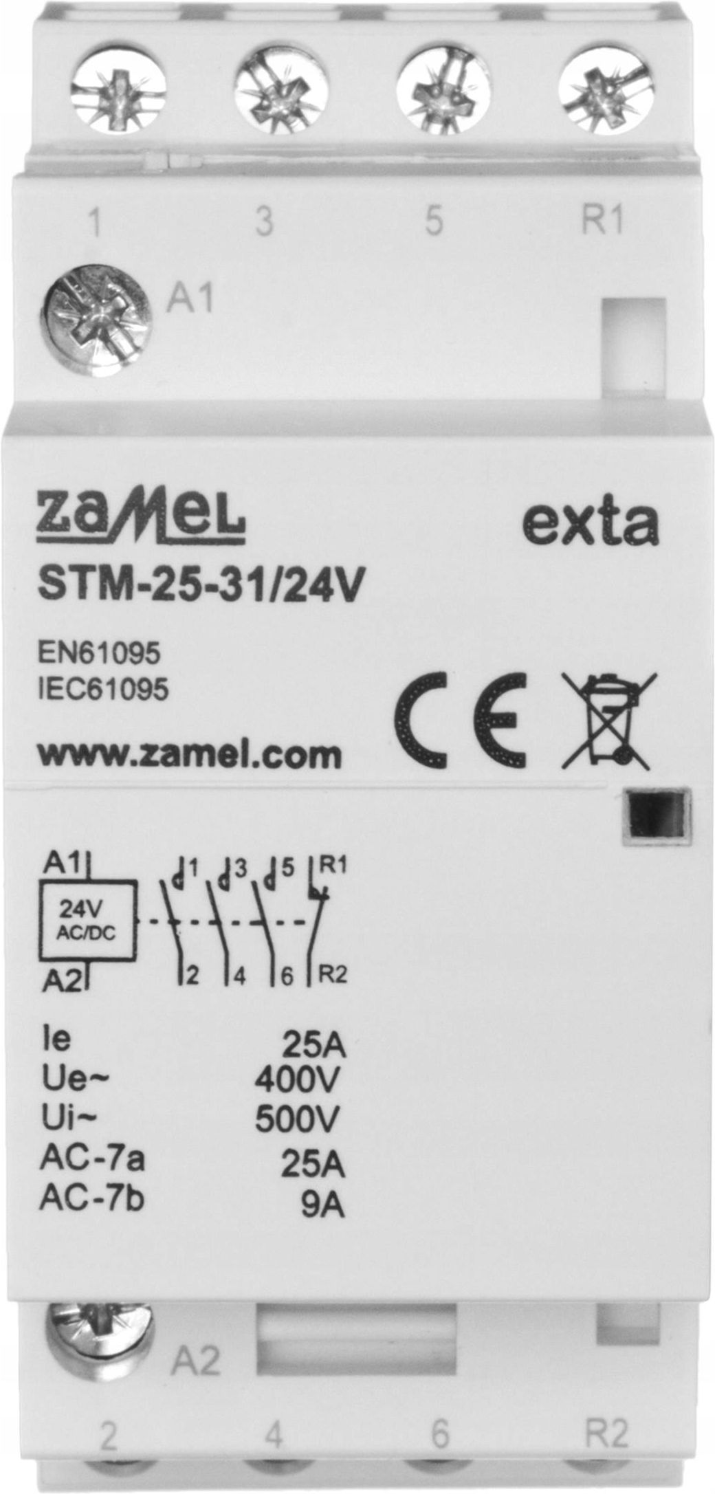 Zamel Stycznik Modułowy 24V 25A Stm-25-31 3No 1Nc - Opinie i ceny na ...