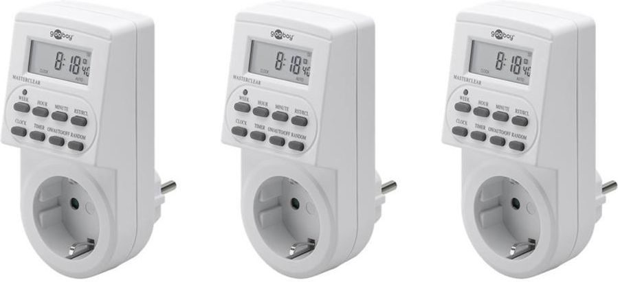 Pro 3 Pcs Digital Timer White Controls Electronic - Opinie i ceny na ...