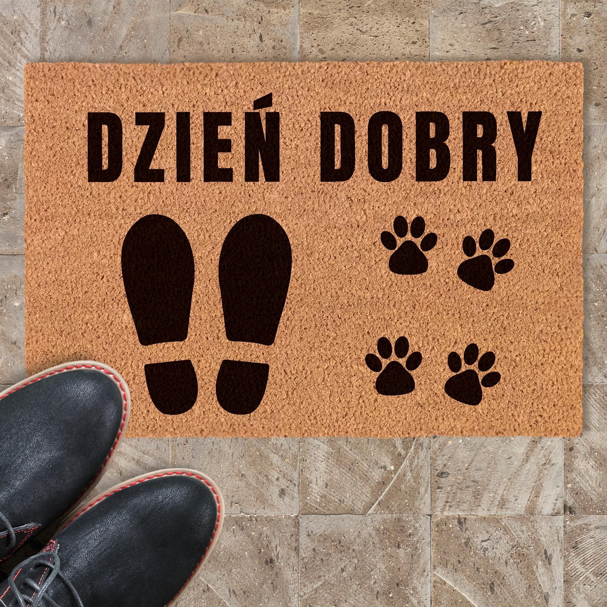 Atlango Wycieraczka Odcisk Buta Łap Nadruk Pies Kot 60X40 (At28613 ...