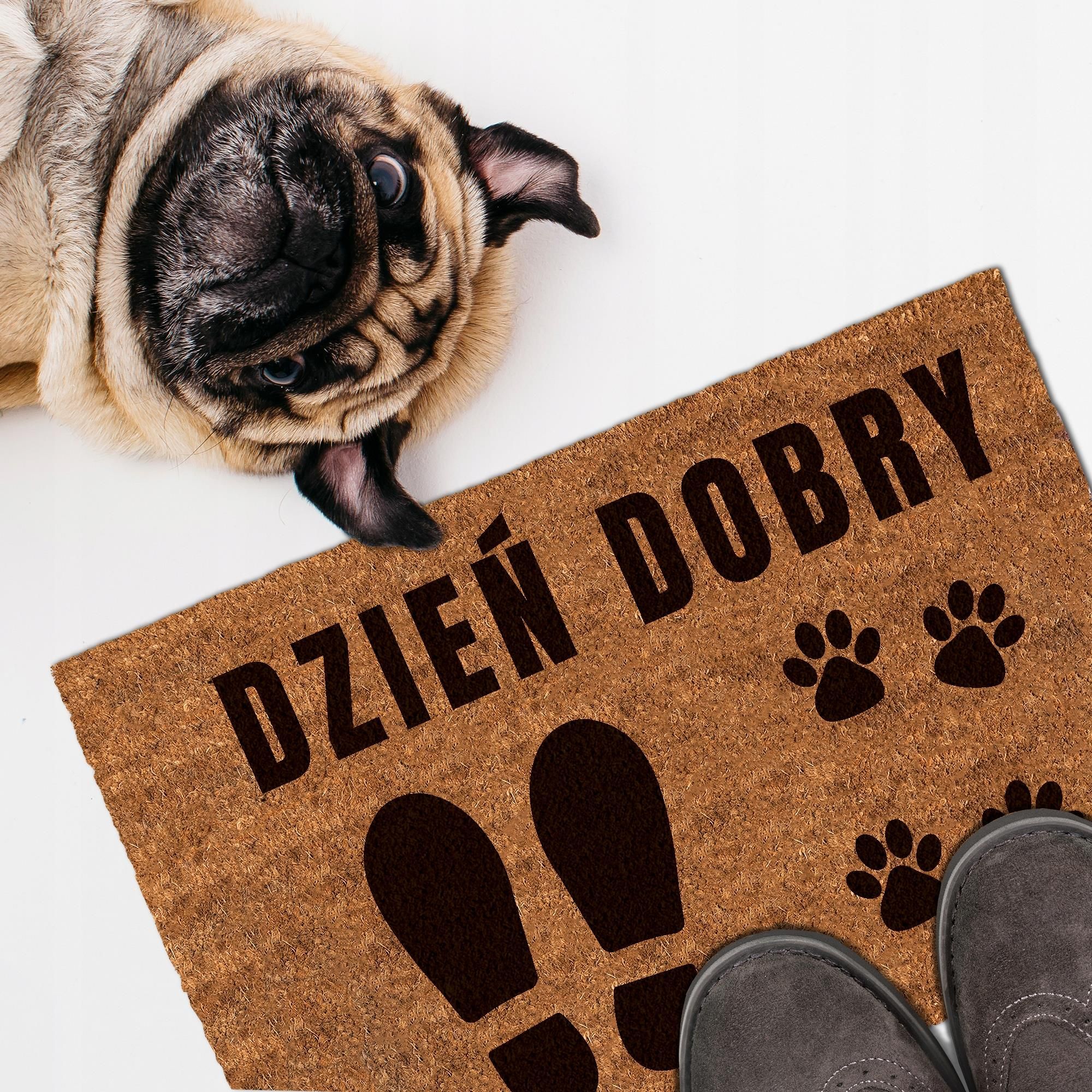 Atlango Wycieraczka Odcisk Buta Łap Nadruk Pies Kot 60X40 (At28613 ...