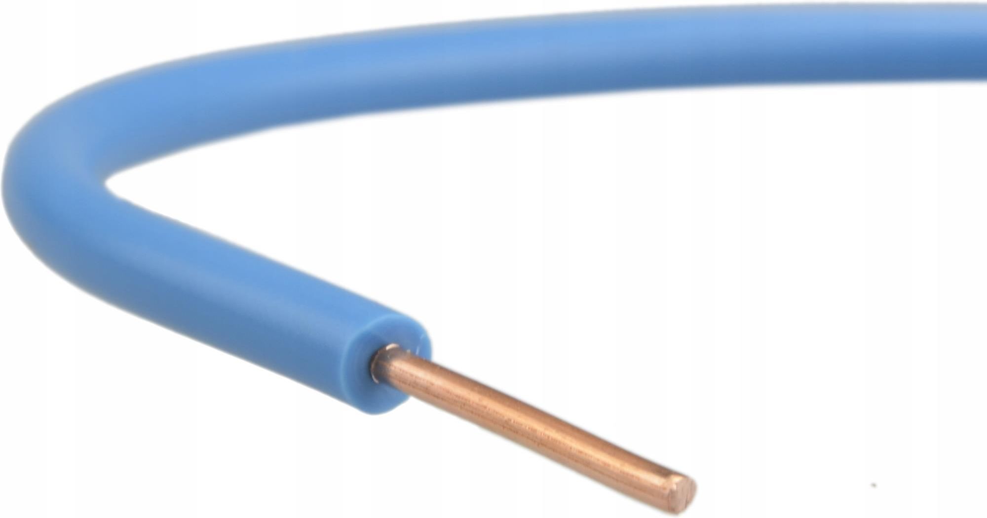 Elektrokabel Kabel Przewód Drut Dy 750V 0,75Mm2 Niebieski 100M - Opinie ...