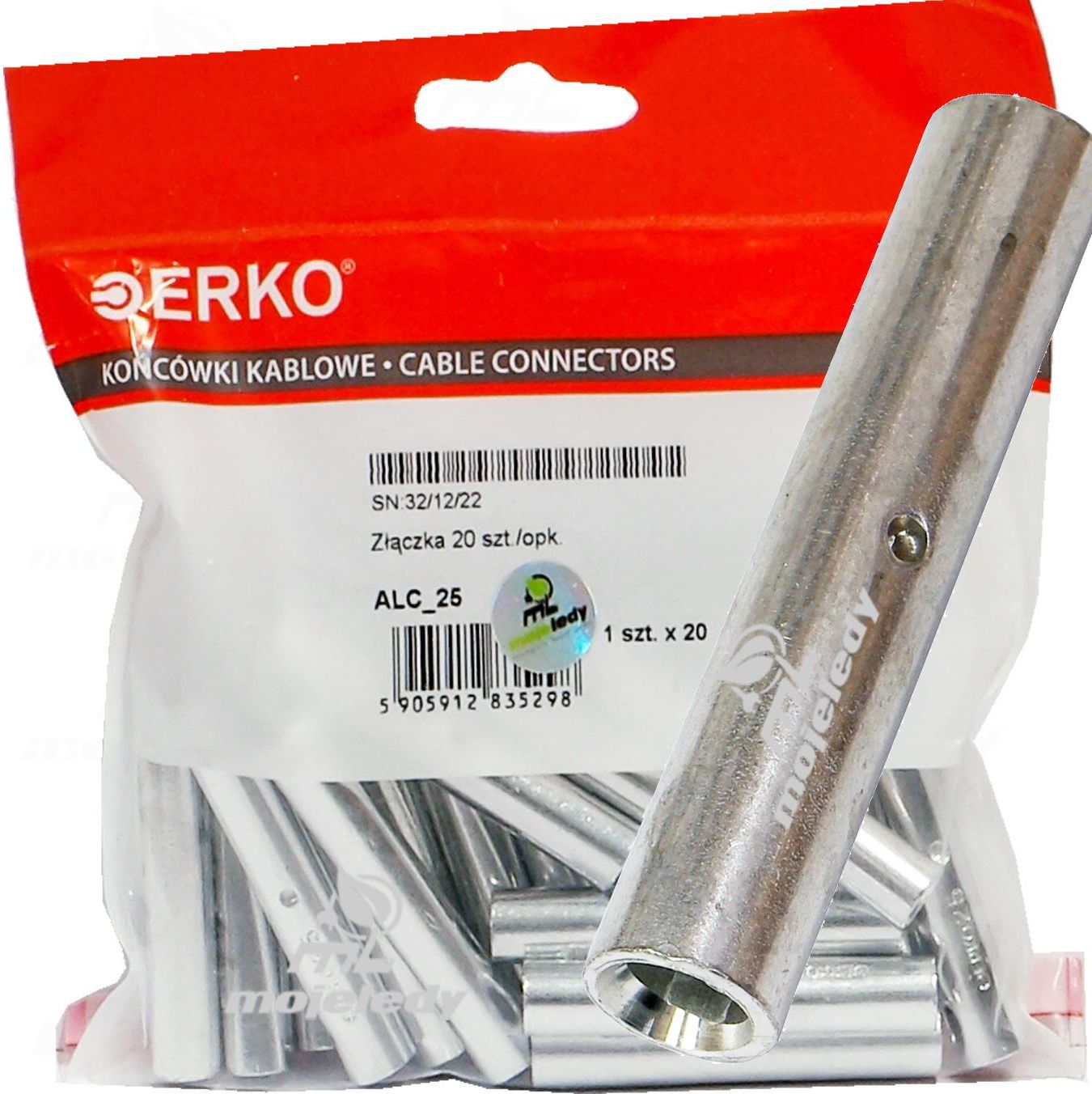 Erko 20X Alc 25 Mufa Kablowa Tulejka Al Aluminiowa - Opinie i ceny na Ceneo.pl