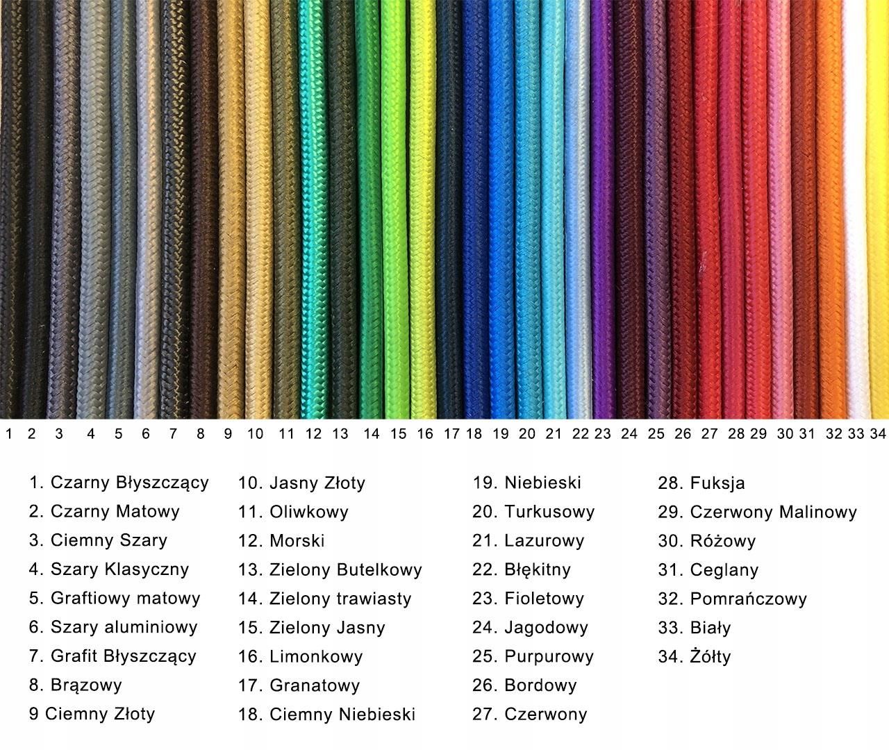 Solve Lamp Przewód W Oplocie Kolorowy Instalacyjny 3X1,5 Omy - Opinie i ...