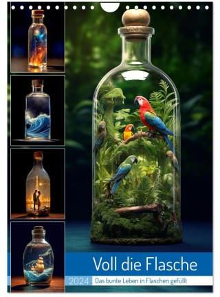 Voll die Flasche (Wandkalender 2024 DIN A4 hoch), CALVENDO ...