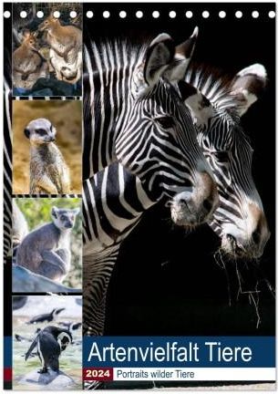 Artenvielfalt Tiere (Tischkalender 2024 DIN A5 hoch), CALVENDO Monatskalender - Ceny i opinie ...