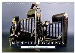 Balgen- und Boxkameras - Analoge Erinnerungsstücke (Wandkalender 2024 ...