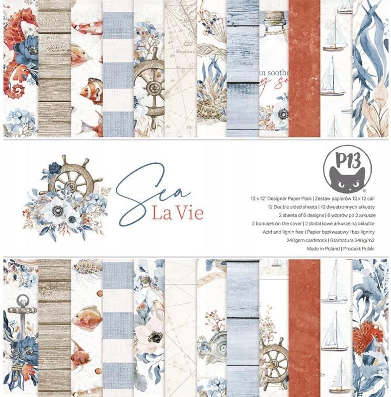 P13 Zestaw Papierów 30X30 Sea La Vie 13596262689 - Ceny i opinie - Ceneo.pl