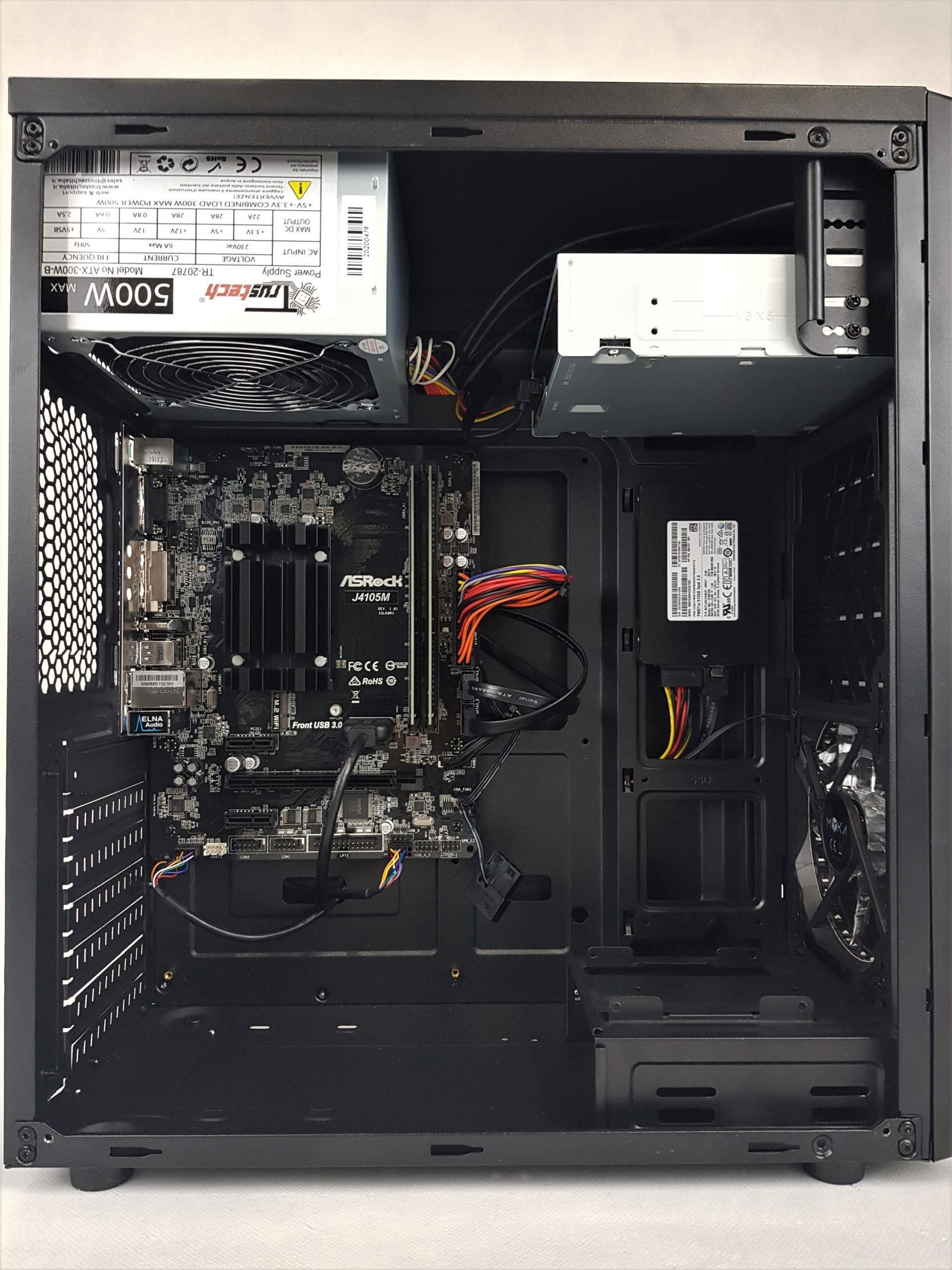 Komputer Intel J4105 8/512GB SSD PSU 500W LED W10 - Komputer ...