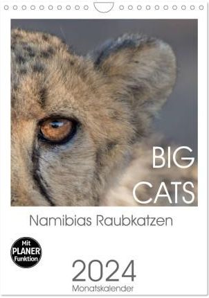 BIG CATS - Namibias Raubkatzen (Wandkalender 2024 DIN A4 hoch ...