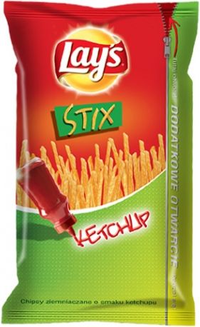 Lay'S Stix Ketchup Chipsy 30G - Ceny i opinie - Ceneo.pl