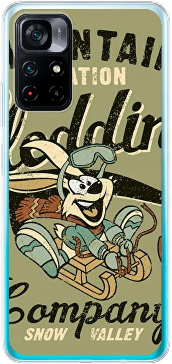 Phone Case Warrior Soft Xiaomi Poco M4 Pro 5G Mountain Sledding - Etui ...