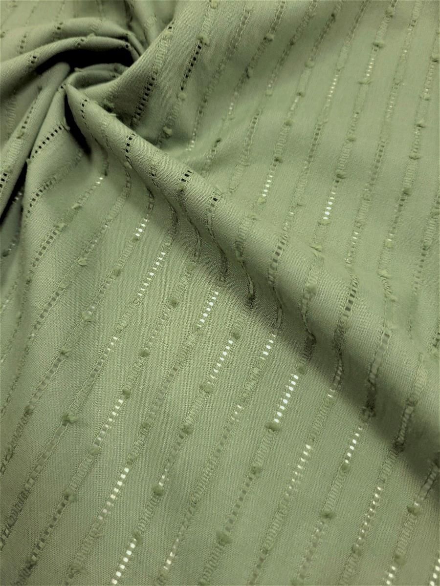 Yardtkaniny Tkanina Batyst Haftowany Bawełna W Paski Zieleń 13887308593 - Ceny i opinie - Ceneo.pl