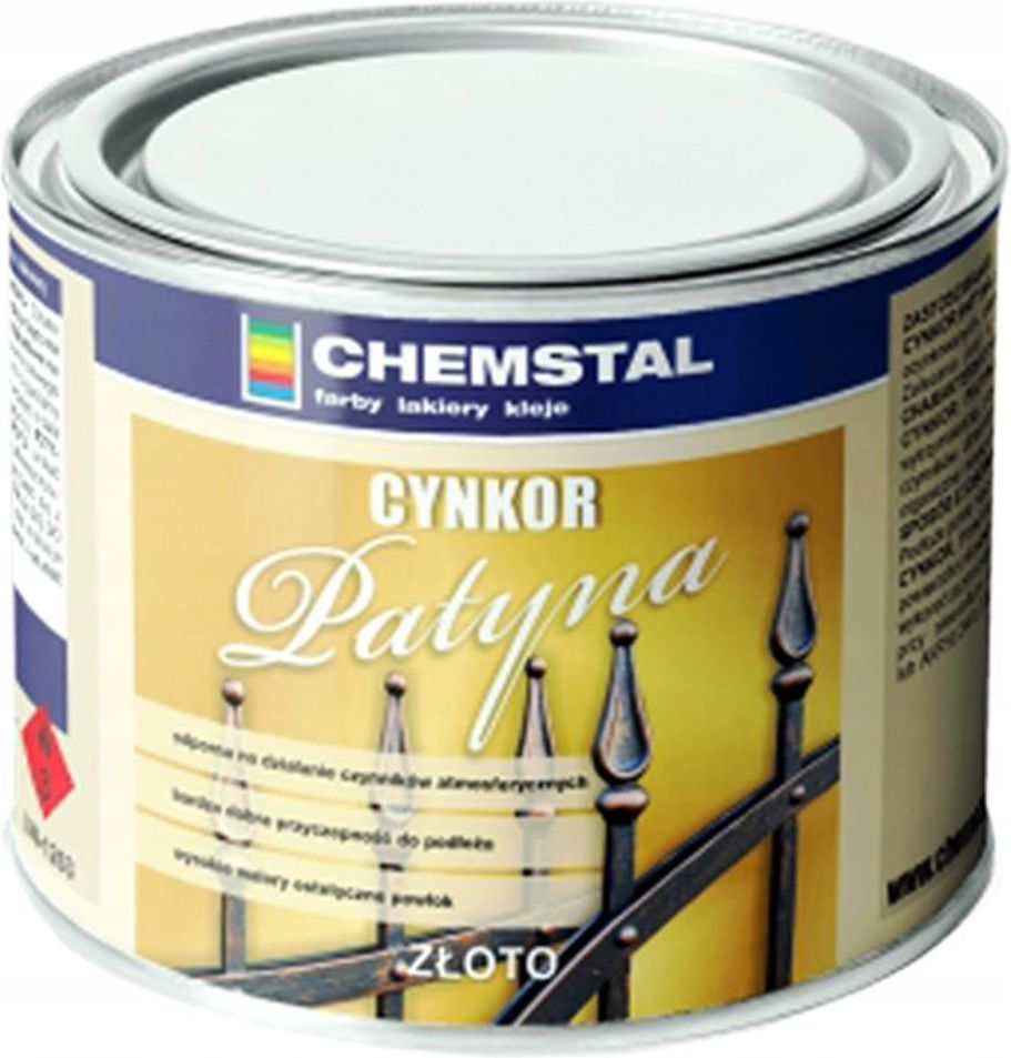 Farba dekoracyjna Patyna Chemstal Złoto 0,2L 13552870538 - Ceny i ...
