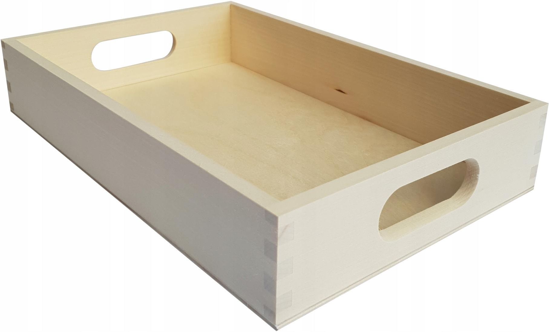 Tacka drewniana Taca kelnerska śniadaniowa 40x30cm 13489922682 - Ceny i ...