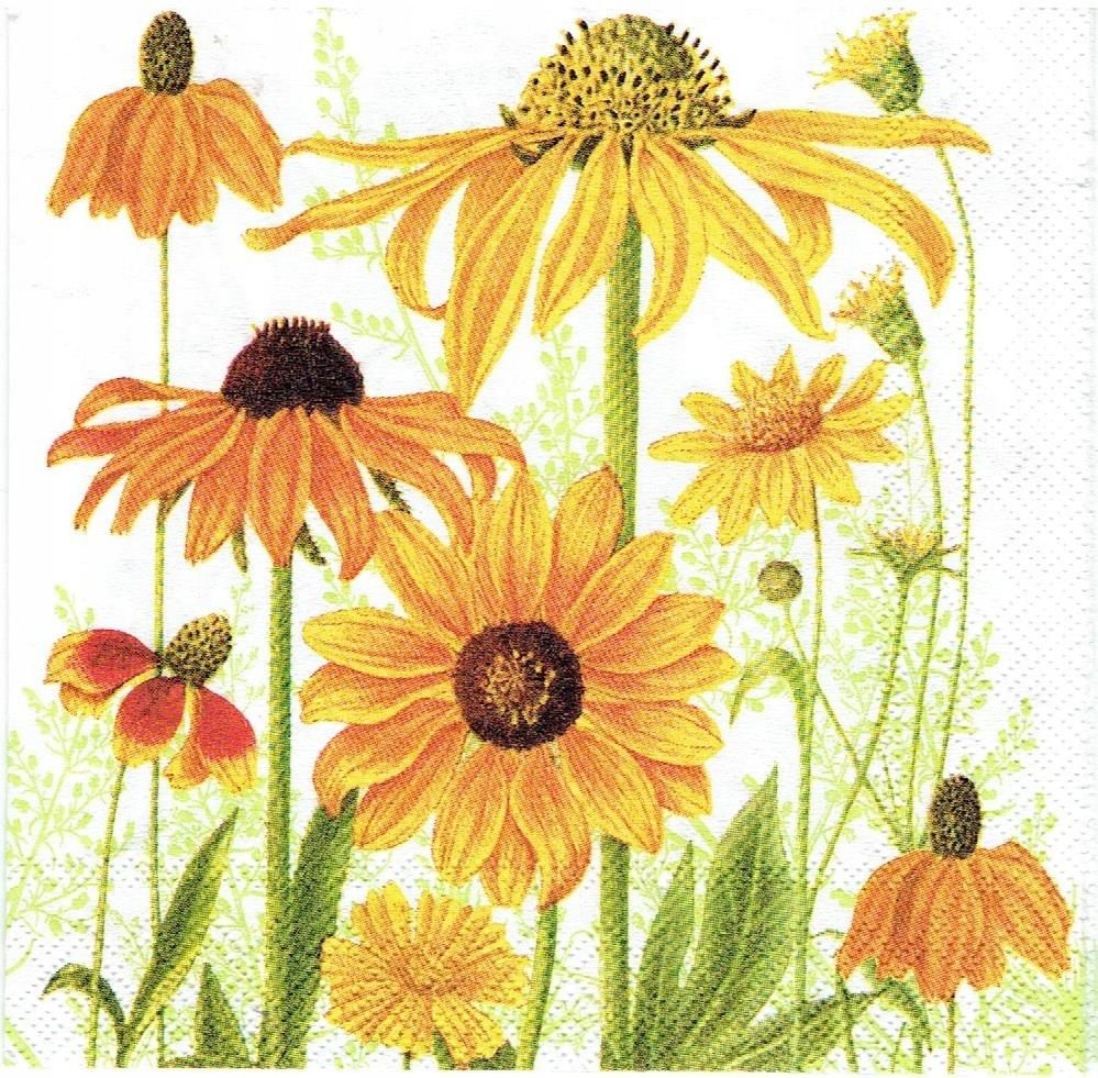 Ihr Serwetka Mała 25x25cm decoupage 280M Kwiaty 1szt. 13397310687 ...