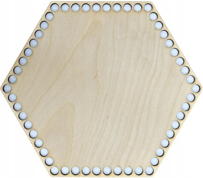 Clanstore Baza dno koszyka spód sześciokąt 25cm sklejka 13657261015 ...