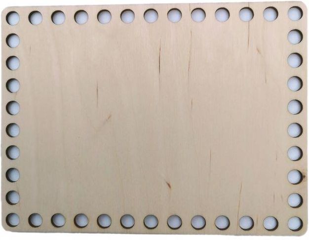 Baza do koszyka dno spód ze sklejki szydełko 19x28 10687114955 - Ceny i ...