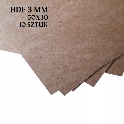 Płyta Hdf 50x30 3mm surowa do cięć laser 10szt. 13887936719 - Ceny i ...