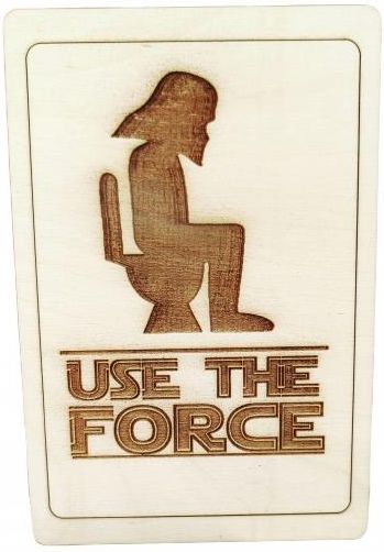 Plakietka użyj mocy toaleta śmieszne Wc 12387761212 - Ceny i opinie ...