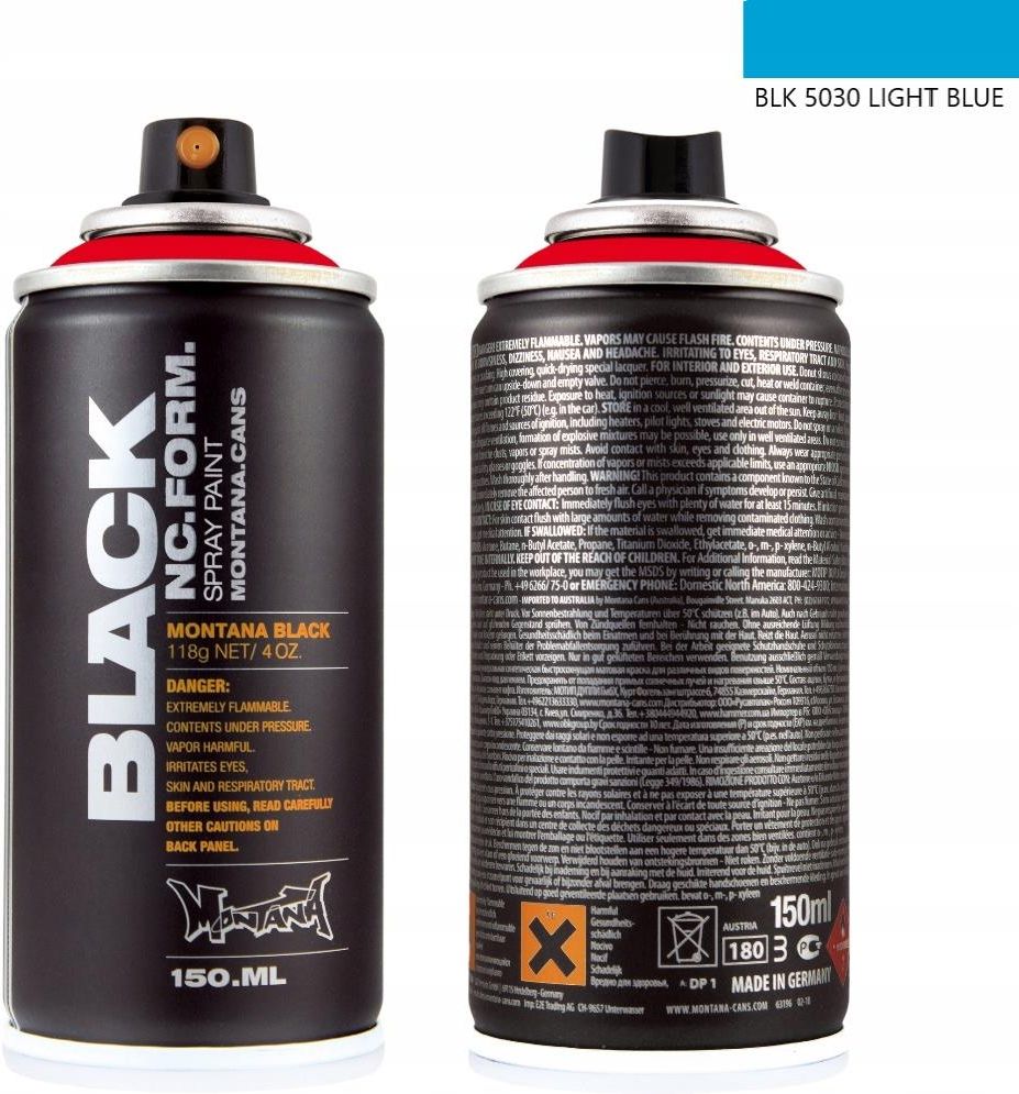 Farba w spreju Montana Black 150 ml Light Blue - Ceny i opinie - Ceneo.pl