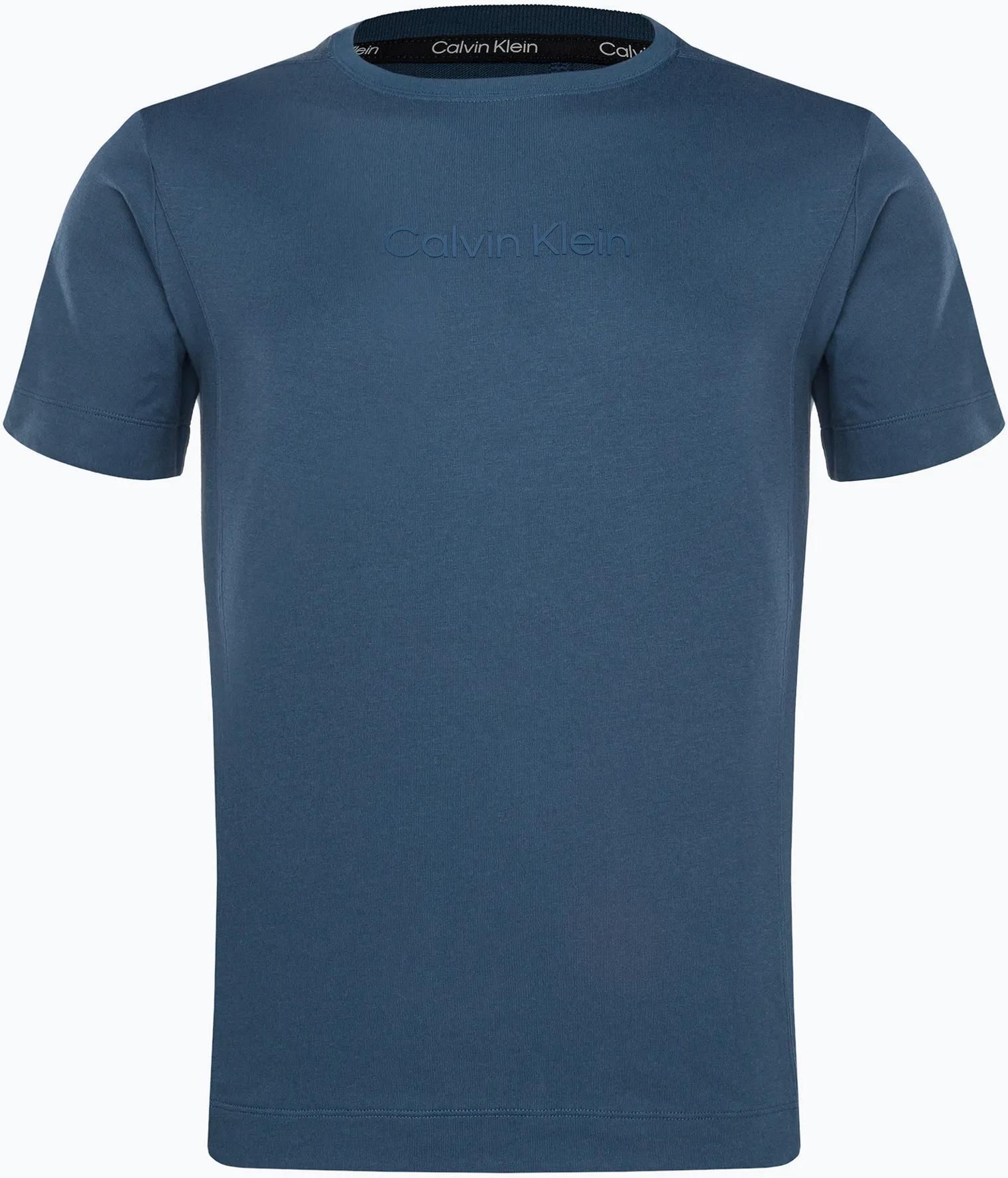 Koszulka Męska Calvin Klein Crayon Blue - Ceny i opinie - Ceneo.pl