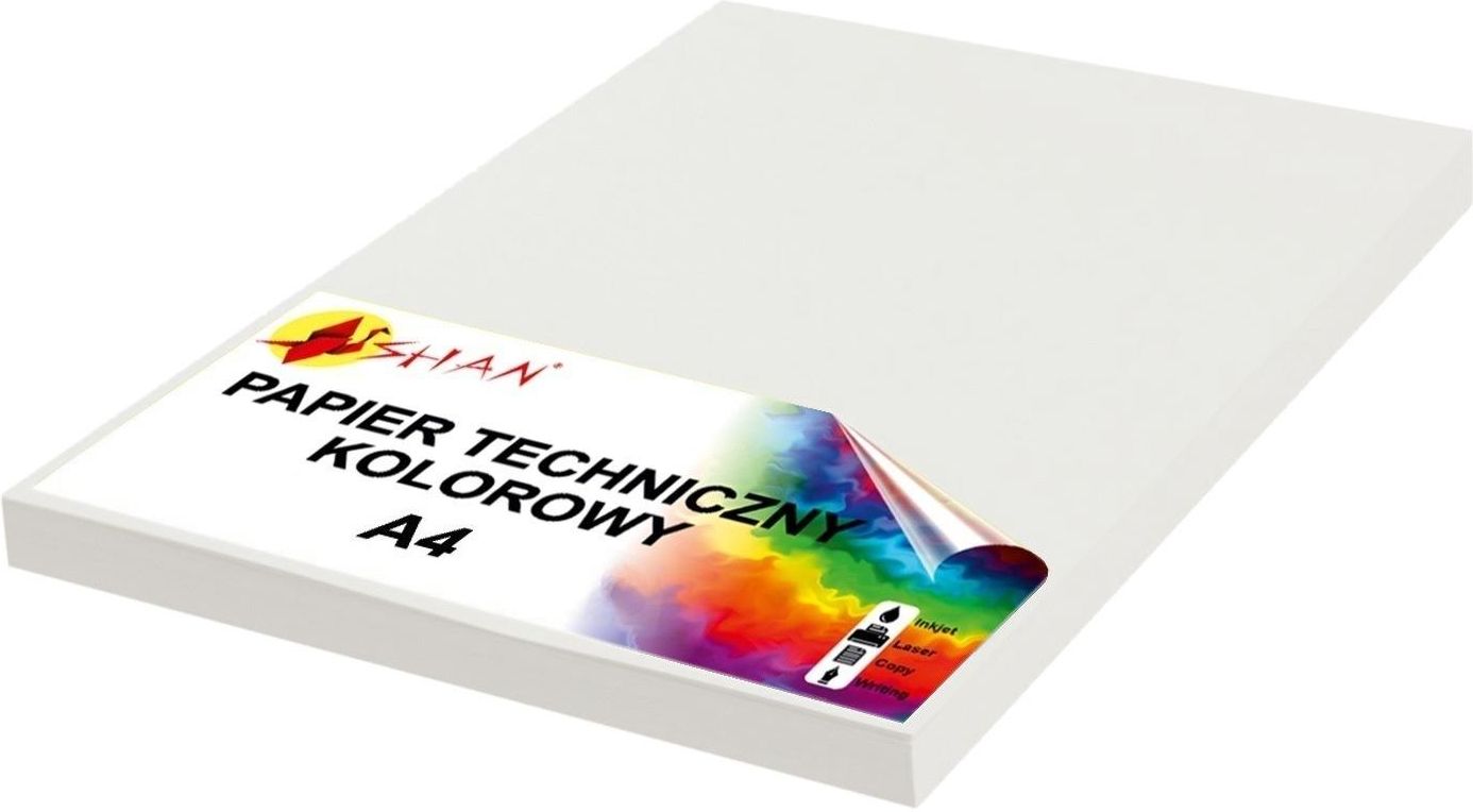 Shan Papier Techniczny A4 150G Biało-Szary 100 Arkuszy - Ceny i opinie - Ceneo.pl