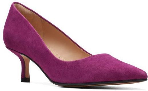 Buty Clarks Violet 55 Rae kolor purple suede 26174763 - Ceny i opinie ...