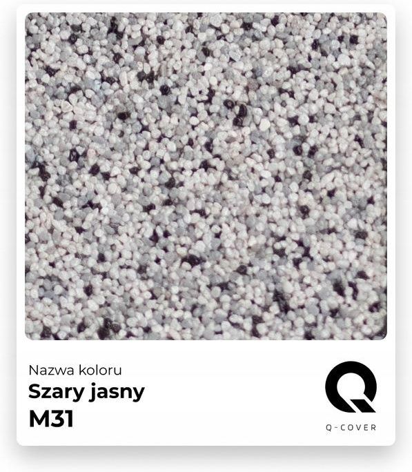 Tynk Q-Cover Tynk Mozaikowy Grunt Zestaw 6.5M2 Szary Jasny M31 - Opinie i ceny na Ceneo.pl