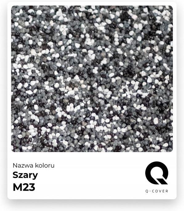 Tynk Q-Cover Tynk Mozaikowy Grunt Zestaw Szary M23 20M2 - Opinie i ceny na Ceneo.pl