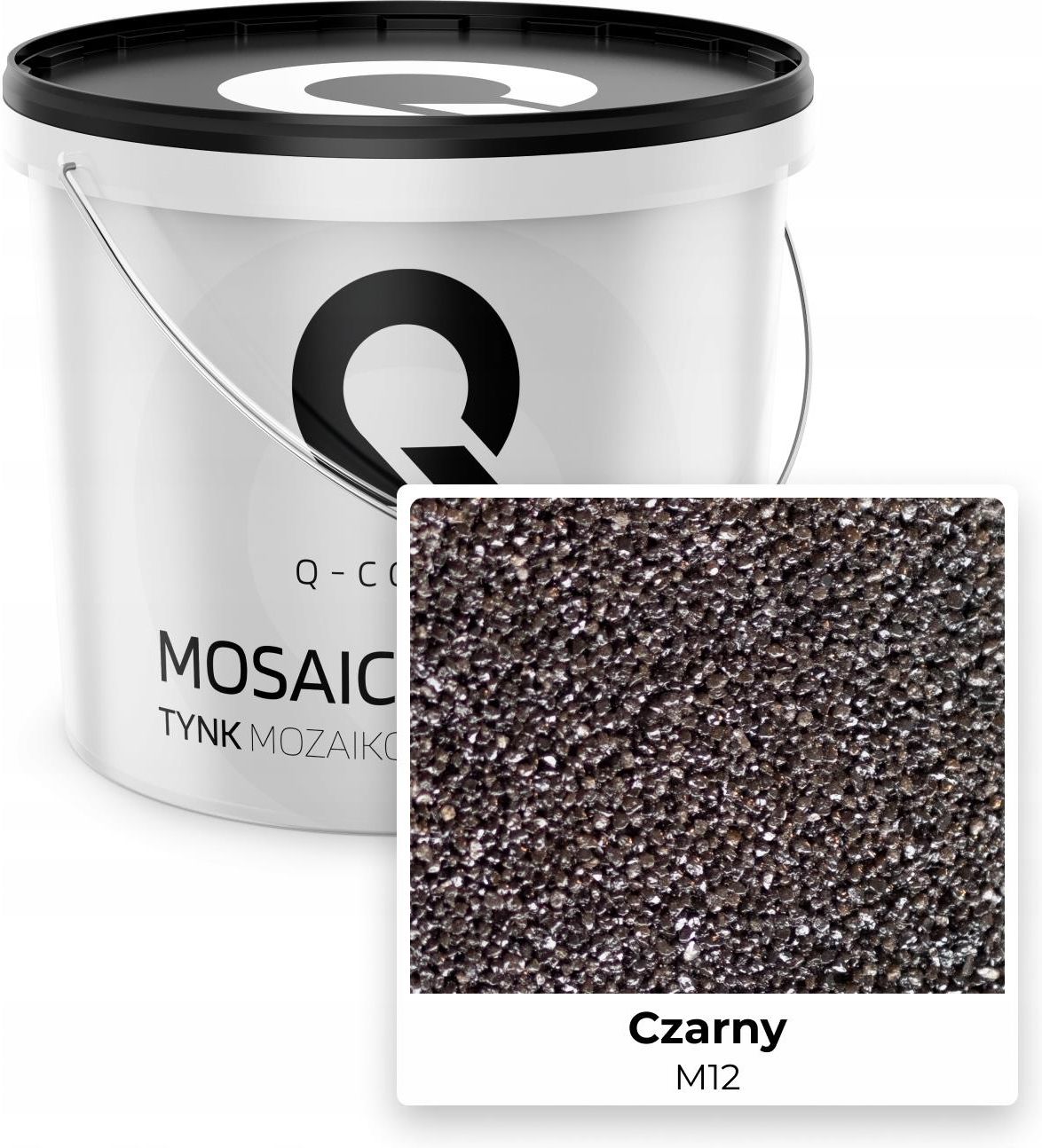 Tynk Q-Cover Tynk Mozaikowy Dekoracyjny Czarny M12 25Kg Czarne (28590859) - Opinie i ceny na ...