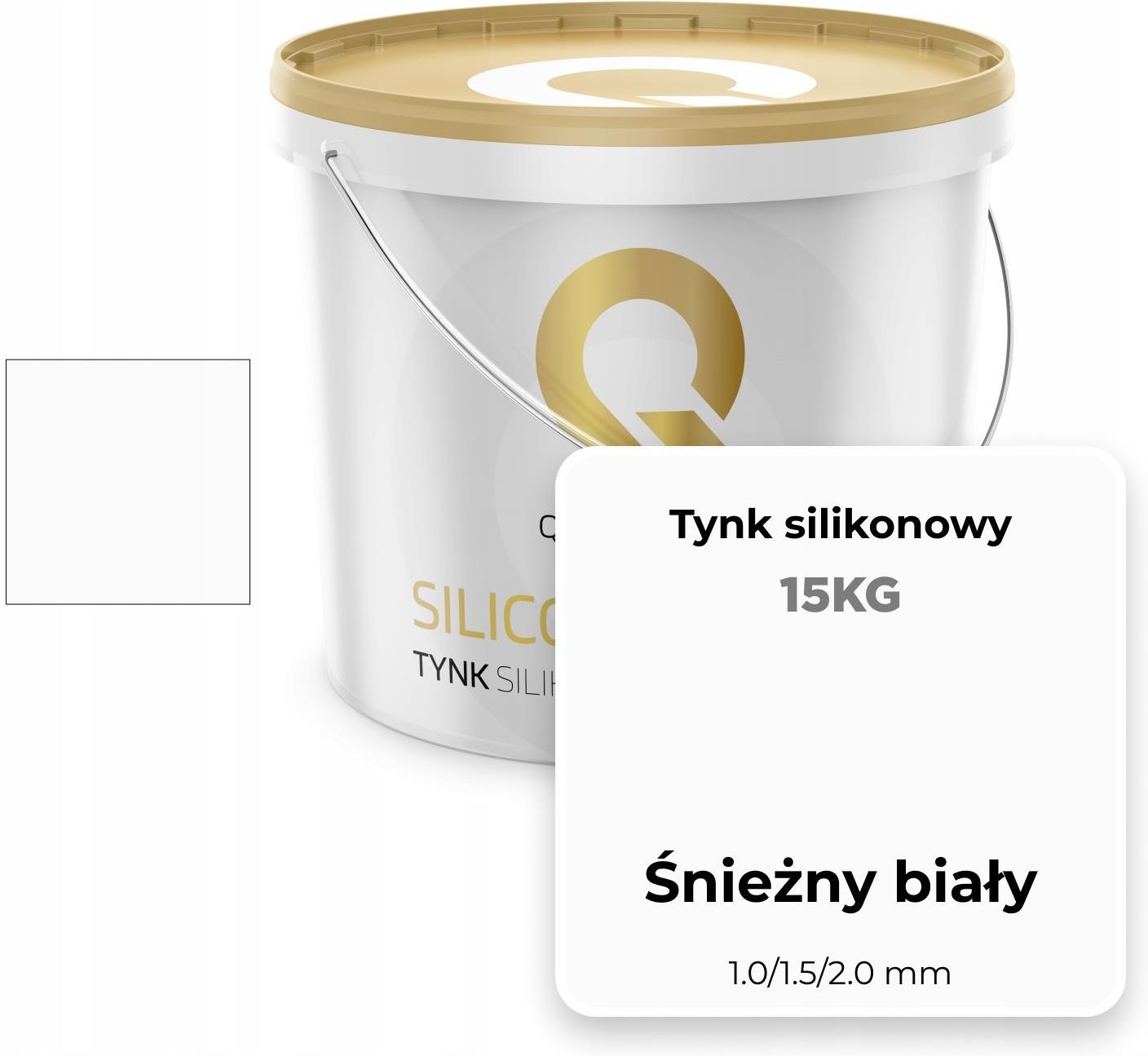 Tynk Q-Cover Tynk Silikonowy Śnieżno Biały 15Kg Elewacyjny - Opinie i ceny na Ceneo.pl
