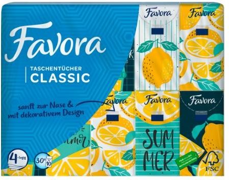 Favora Classic Chusteczki Higieniczne 30szt. - Opinie i ceny na Ceneo.pl