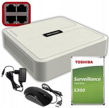 Hikvision Rejestrator Ip Ze Switchem Poe - Hwn-2104H-4P+ Dysk 4 Tb ...