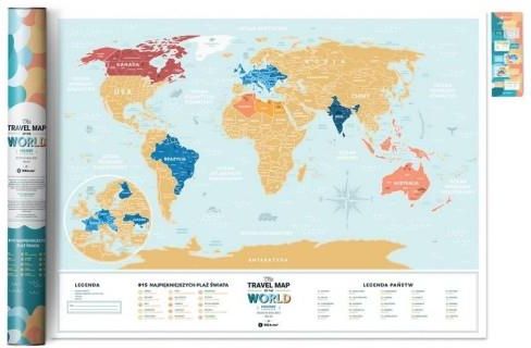 Mapa ścienna 1Dea.Me Mapa Zdrapka - Travel Map Lagoon World Pl - Ceny i ...