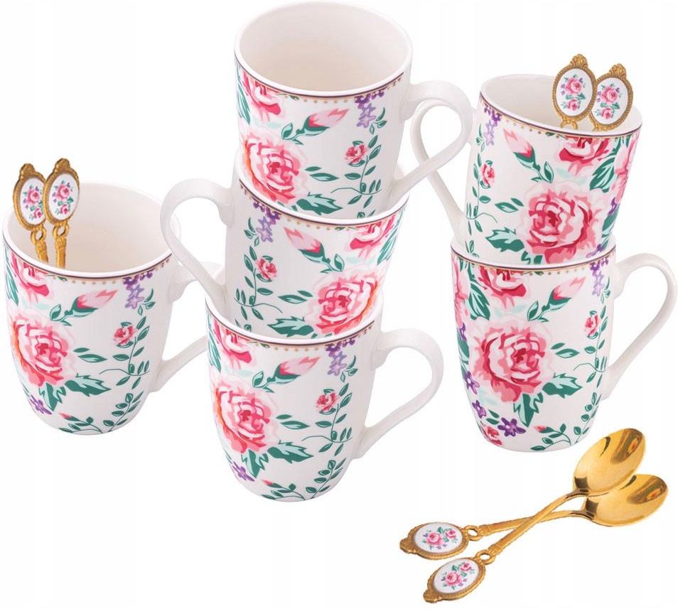 Altom Design 6X Kubek Z Łyżeczką W Róże Charlotta - Opinie i atrakcyjne ...