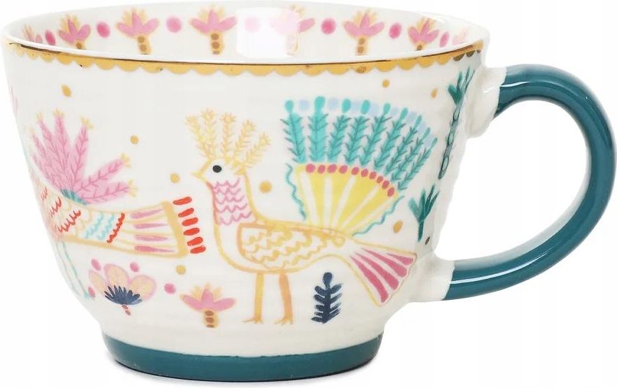 Homla Kubek Zdobiony Gillian Kolorowy Paw 0,4L (214515) - Opinie i ...