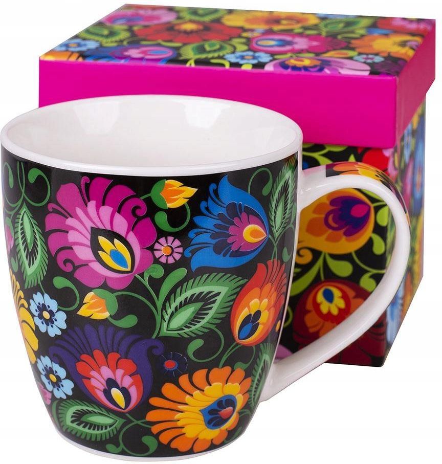 Folkstar Kubek Folk W Pudełku Łowicki Czarny 390Ml (21677) - Opinie i atrakcyjne ceny na Ceneo.pl